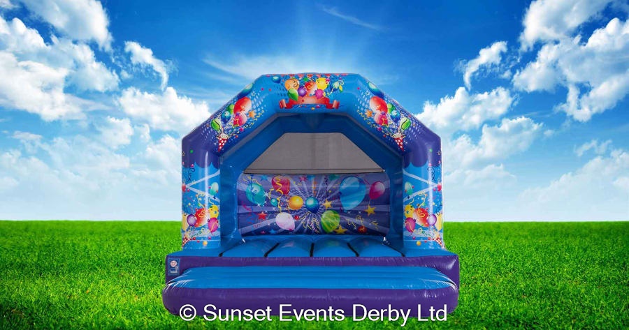 12x13ft Celebration Themed Bouncy Castle - Bouncy Castle Hire in Derby ...