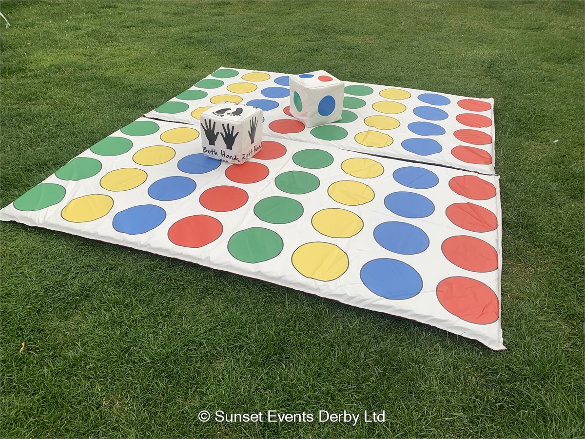 Giant Twister Game - Bouncy Castle Hire in Derby, Nottingham, Burton ...