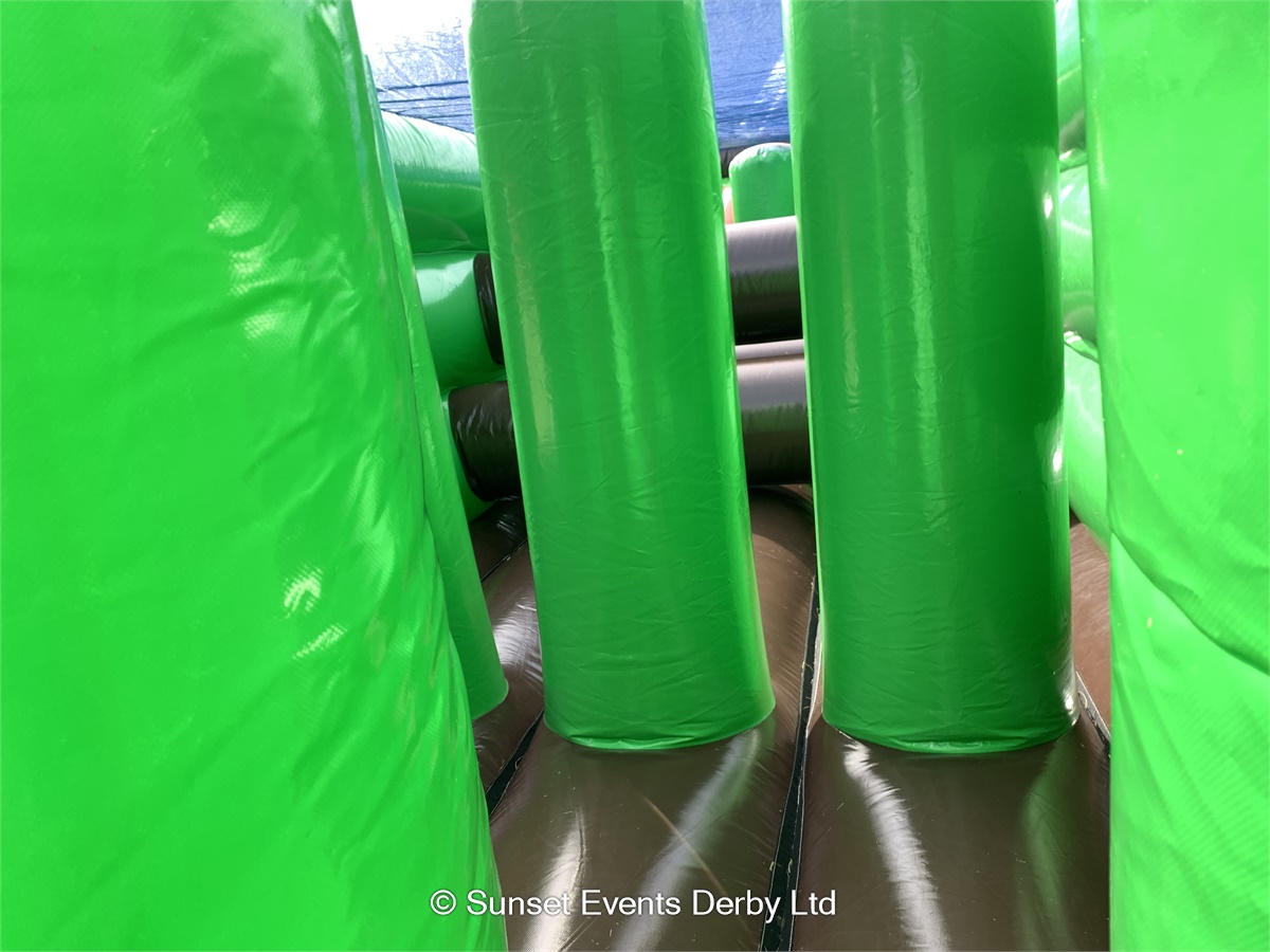 50ft x 10ft Inflatable Army Assault Course - Bouncy Castle Hire in ...